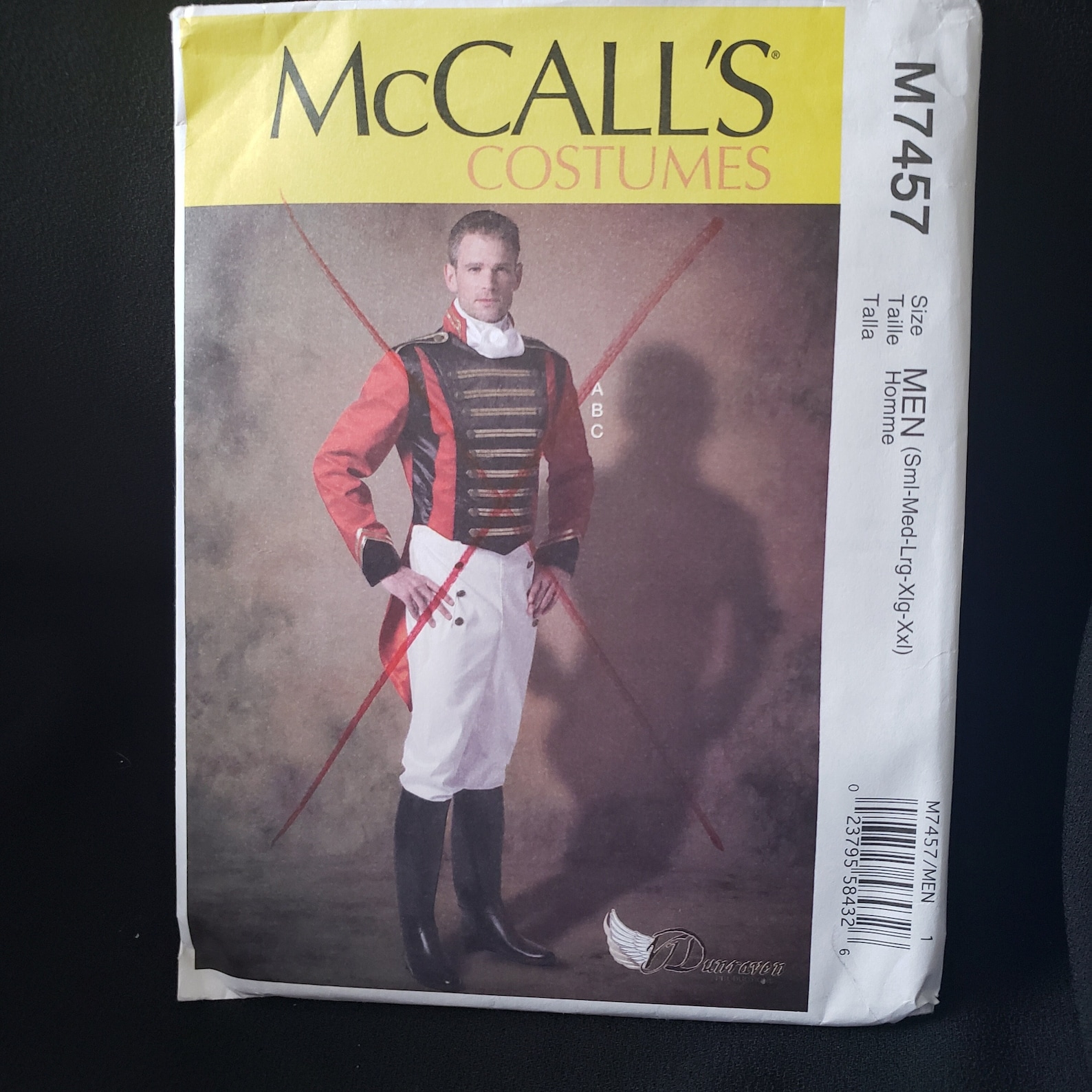 Mccall's 7457 Men's Costume Sewing Pattern for Civil War Costume UNCUT ...