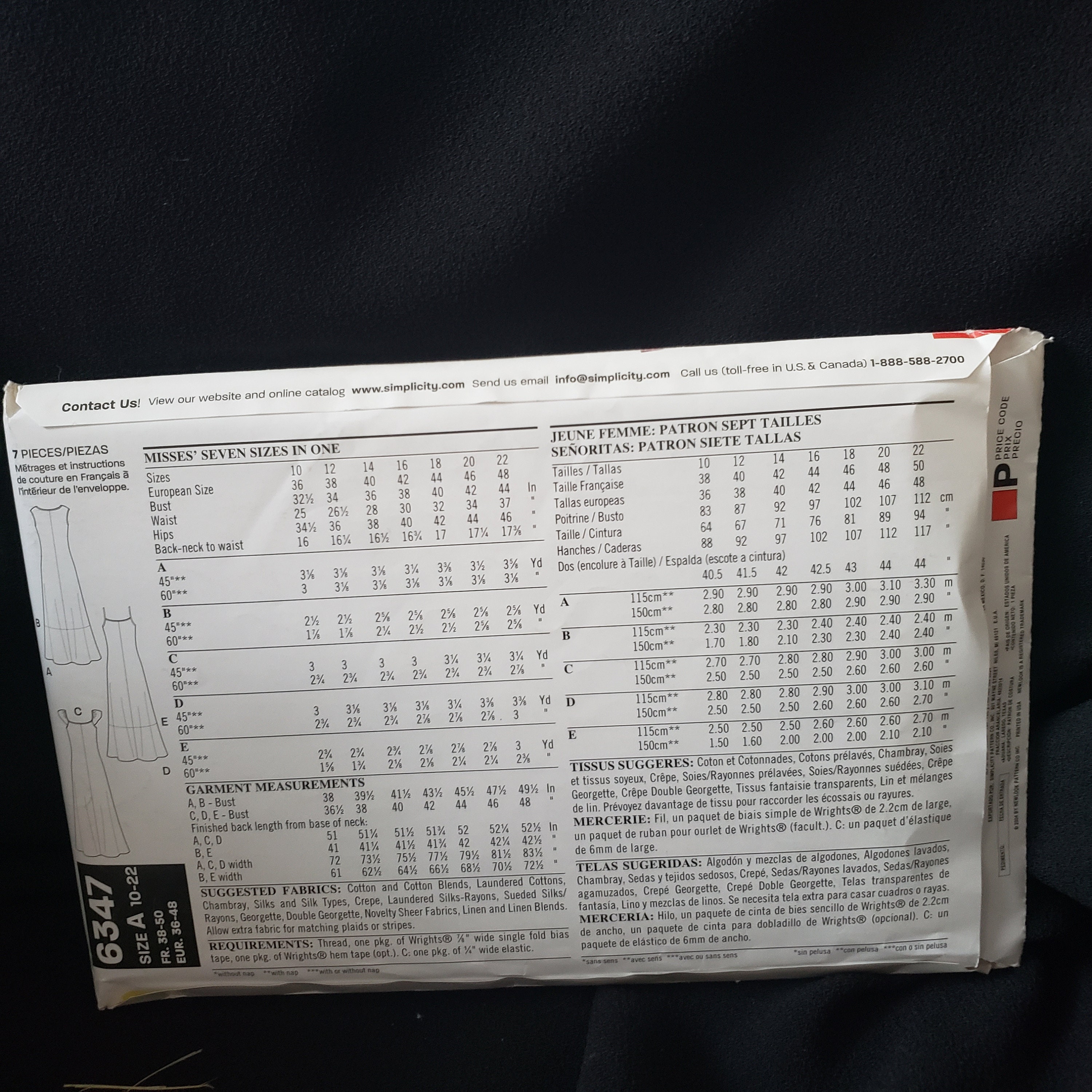 New Look 6347 Easy Sewing Pattern for Summer Dress Varieties Easy Sew ...