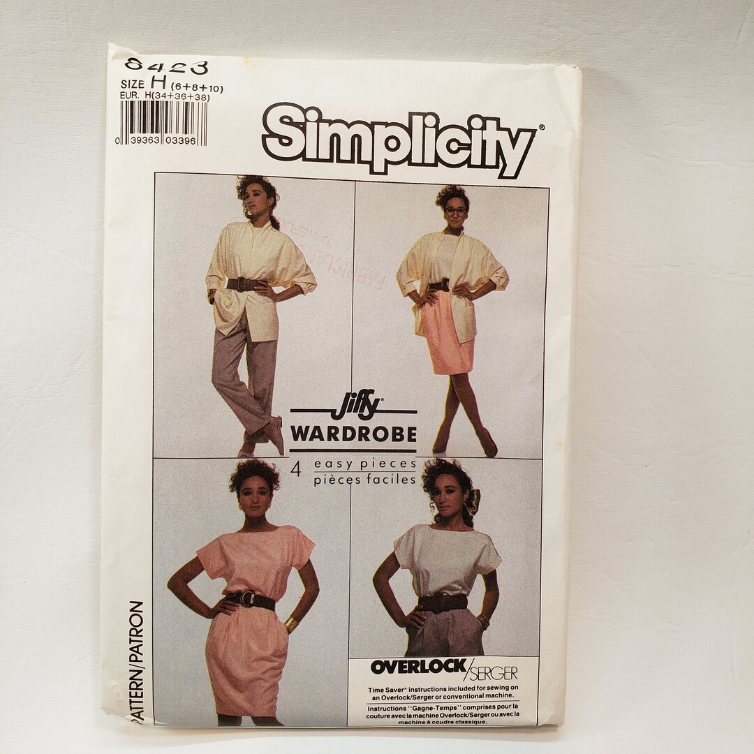Simplicity 8423, Rare Sewing Pattern, Women's Coordinates, Pull on ...