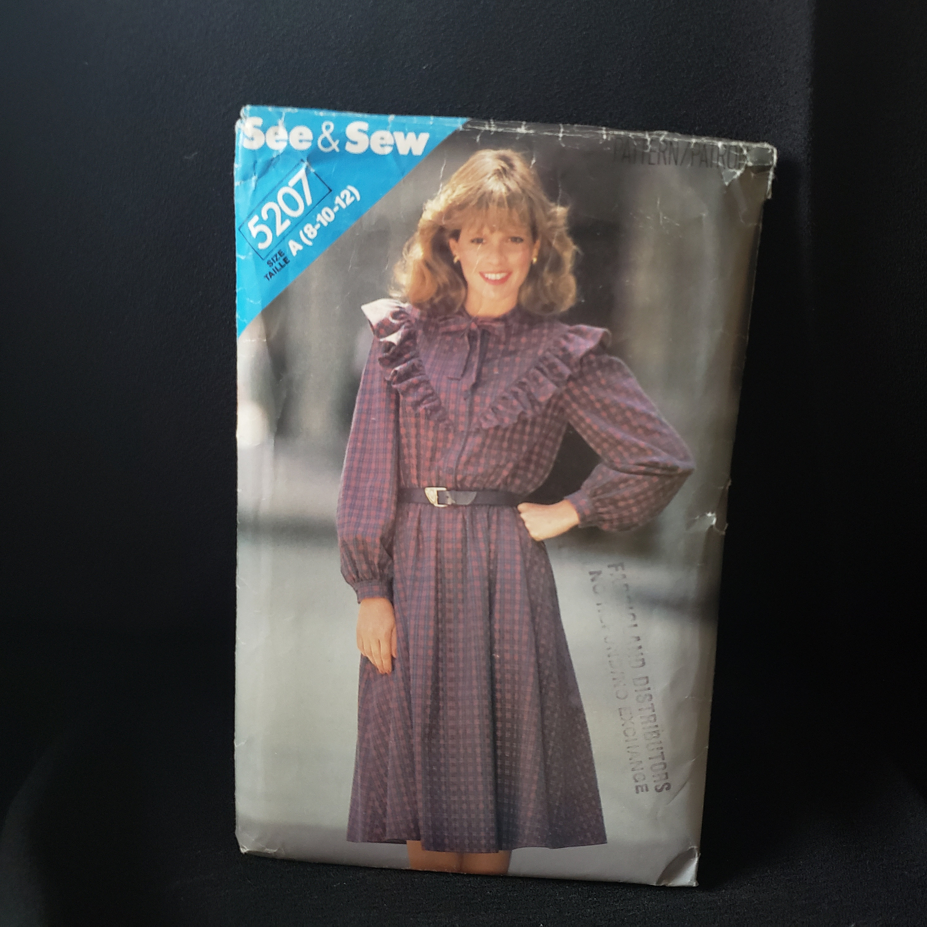 See and Sew 5207 Sewing Pattern for Classic 80's Dress, Below Mid Knee ...