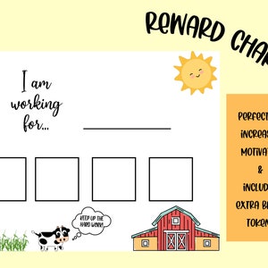 Token Board Reward Chart for Motivation - Etsy