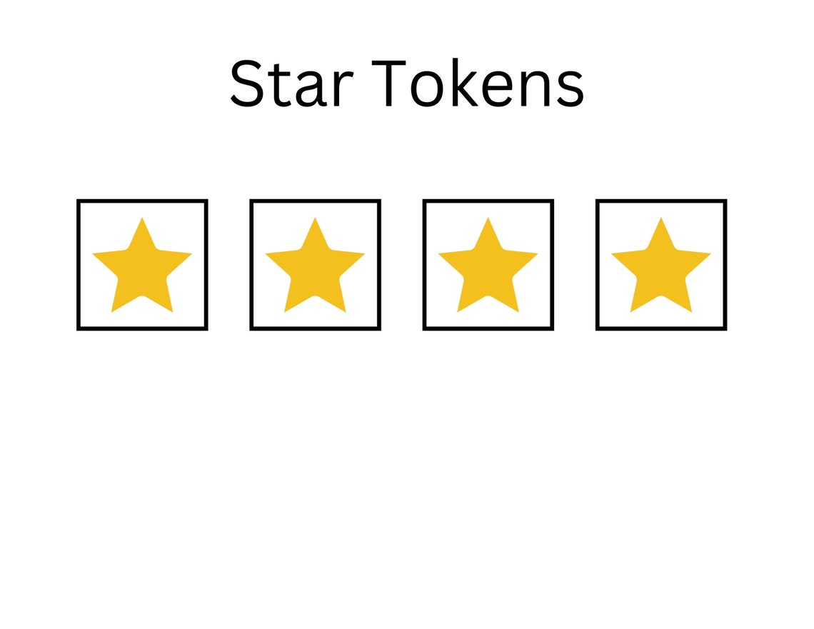 Token Board Reward Chart Printable - Etsy