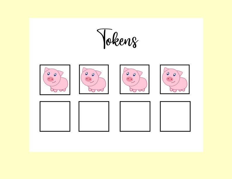 Token Board Reward Chart for Motivation - Etsy Australia