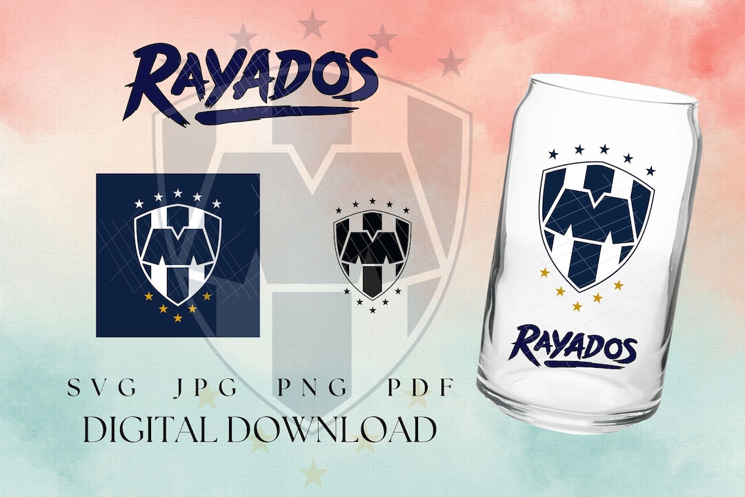 Rayados De Monterrey, SVG, PDF, Jpg, Png Digital File Vector, Mexican ...