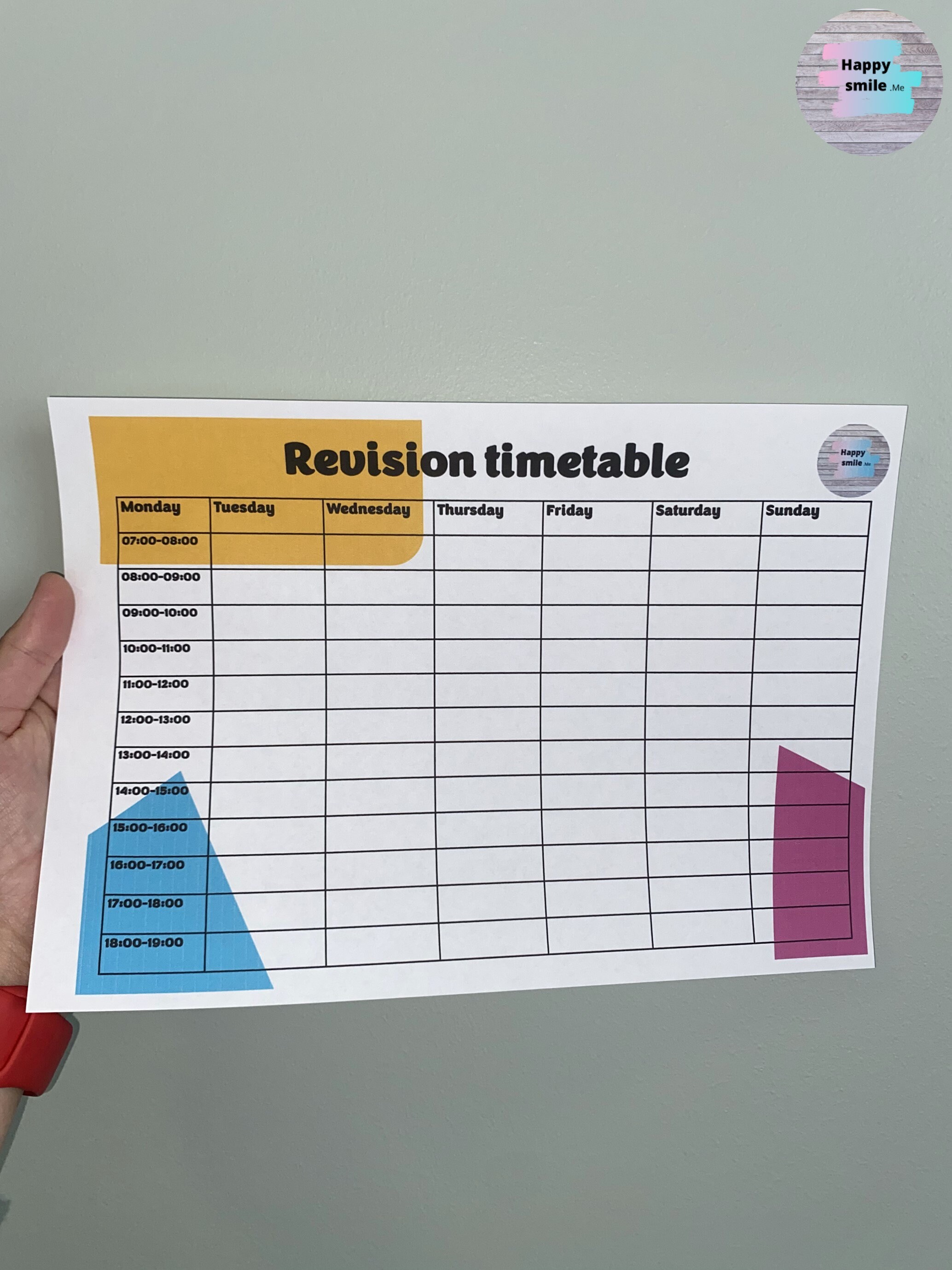 Revision Timetable PDF study Tracker Uni/ College Student - Etsy