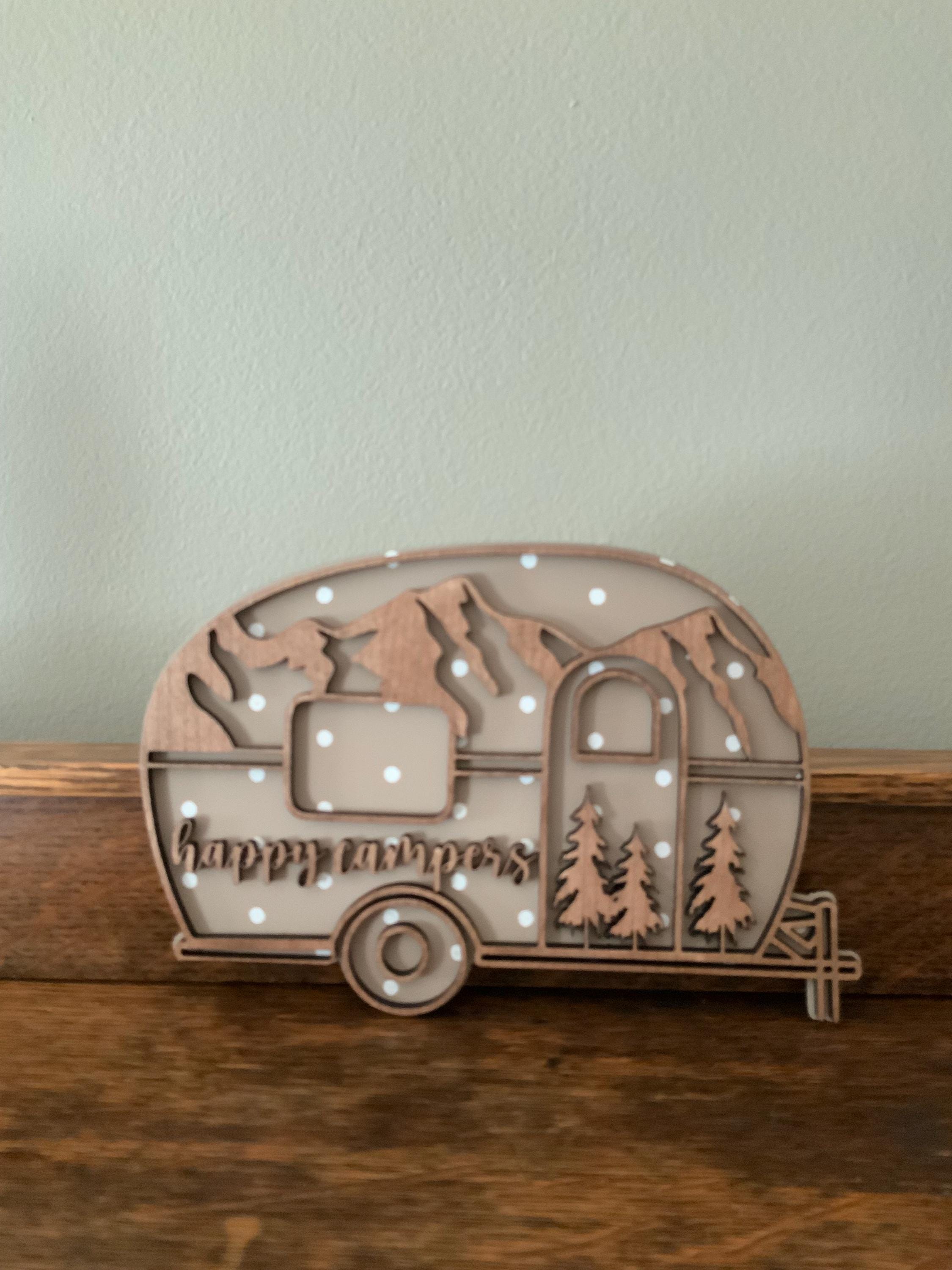 Laser Cut Camping Trailer - Etsy