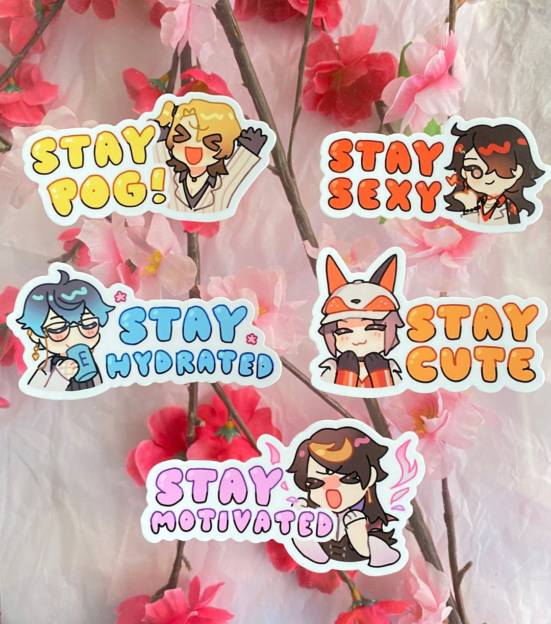 Nijisanji Luxiem Stickers - Etsy