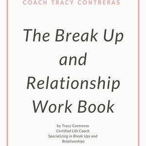 E Workbook, Digital Work Book, Relationships and Breakups, Self ...