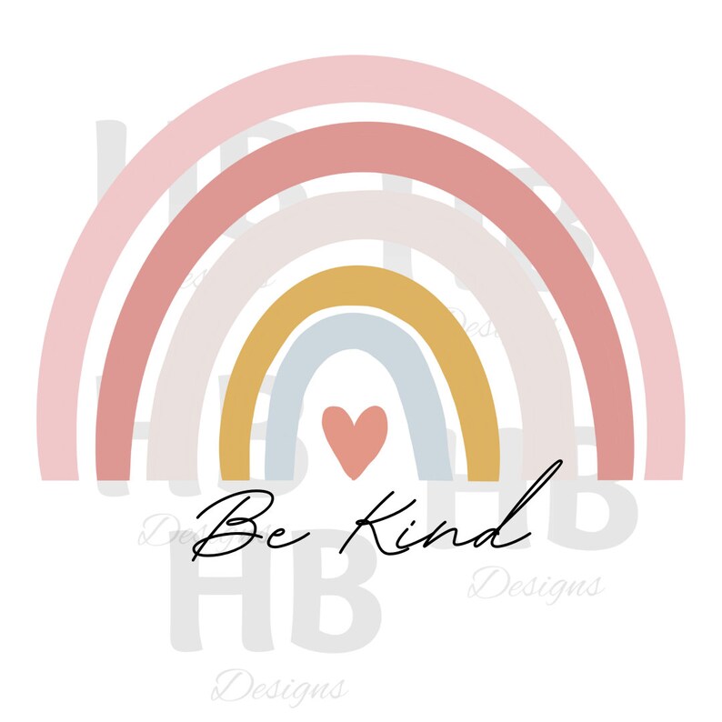 Be Kind Svg - Rainbow Svg - Kindness Svg- Svg File for Cricut - Digital ...