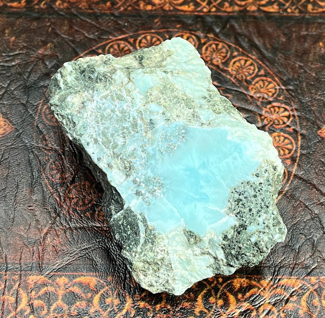 Larimar Natural Stone - Larimar Stone Raw - Larimar Piece - Larimar Raw ...