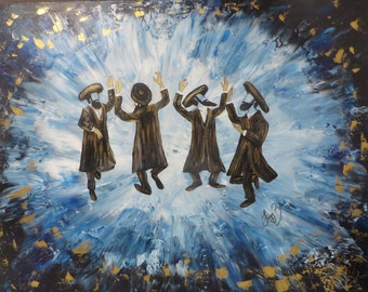 Jewish Dancing Painting - Etsy