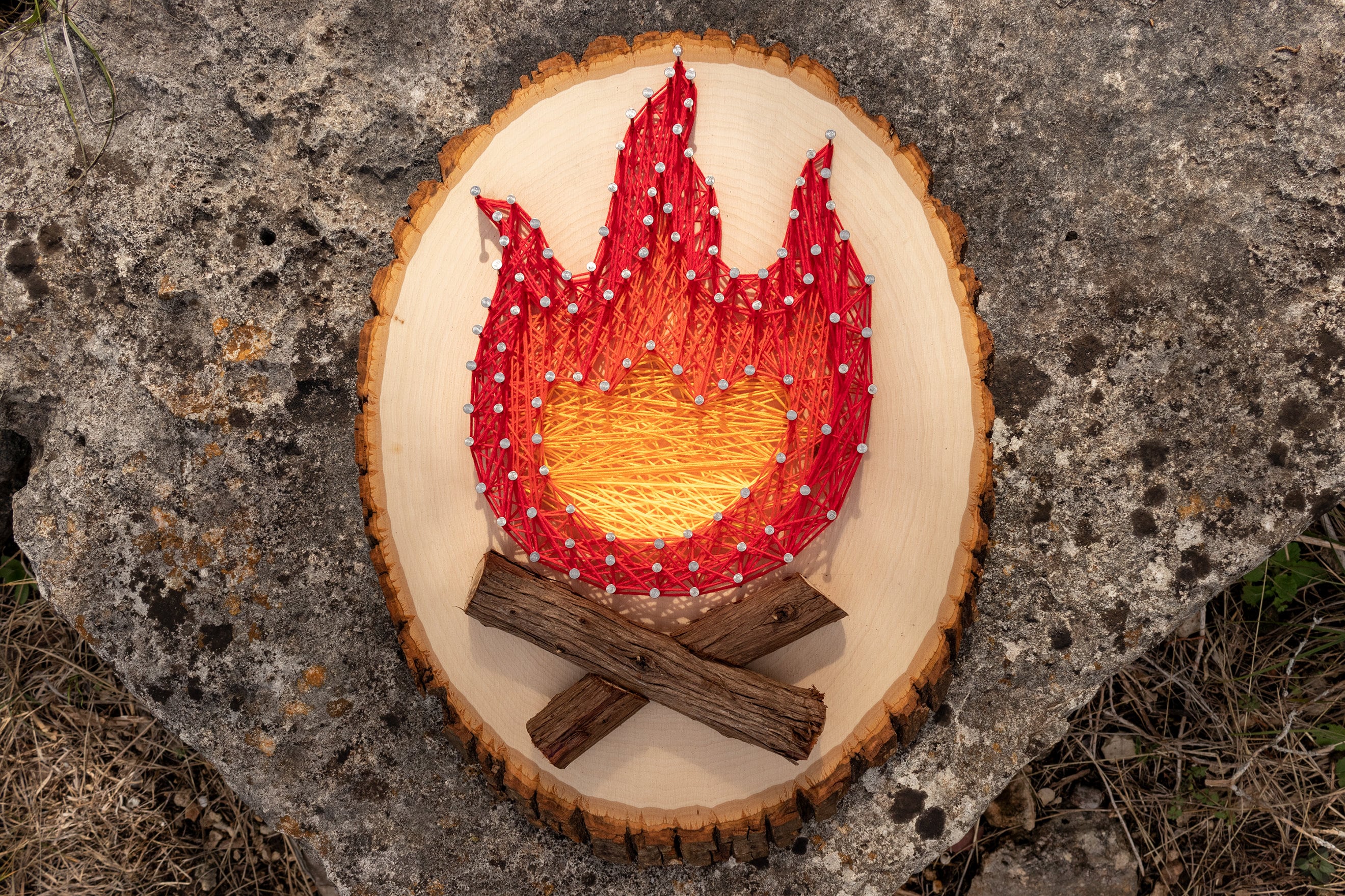 Campfire String Art - Etsy