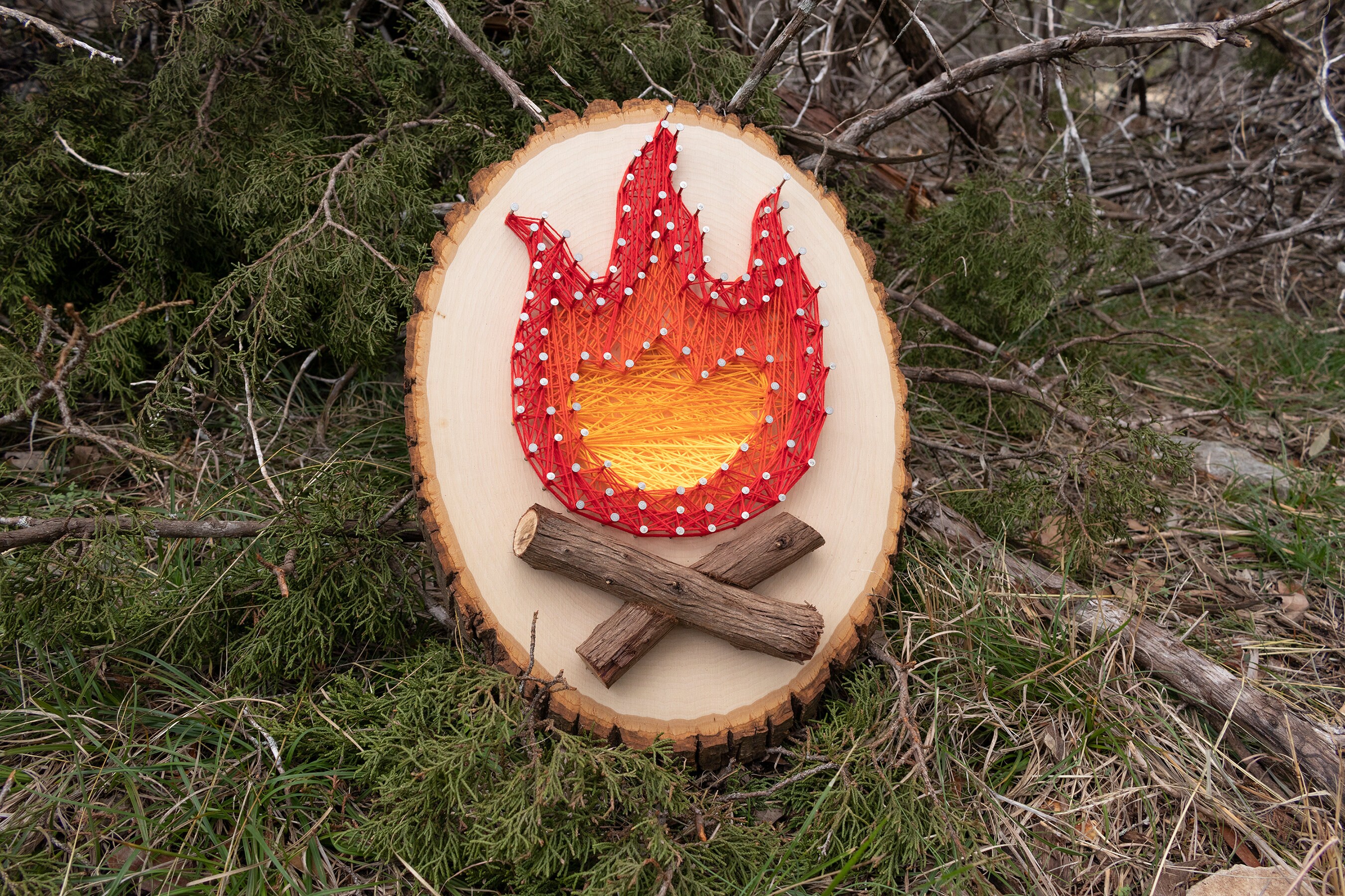 Campfire String Art - Etsy
