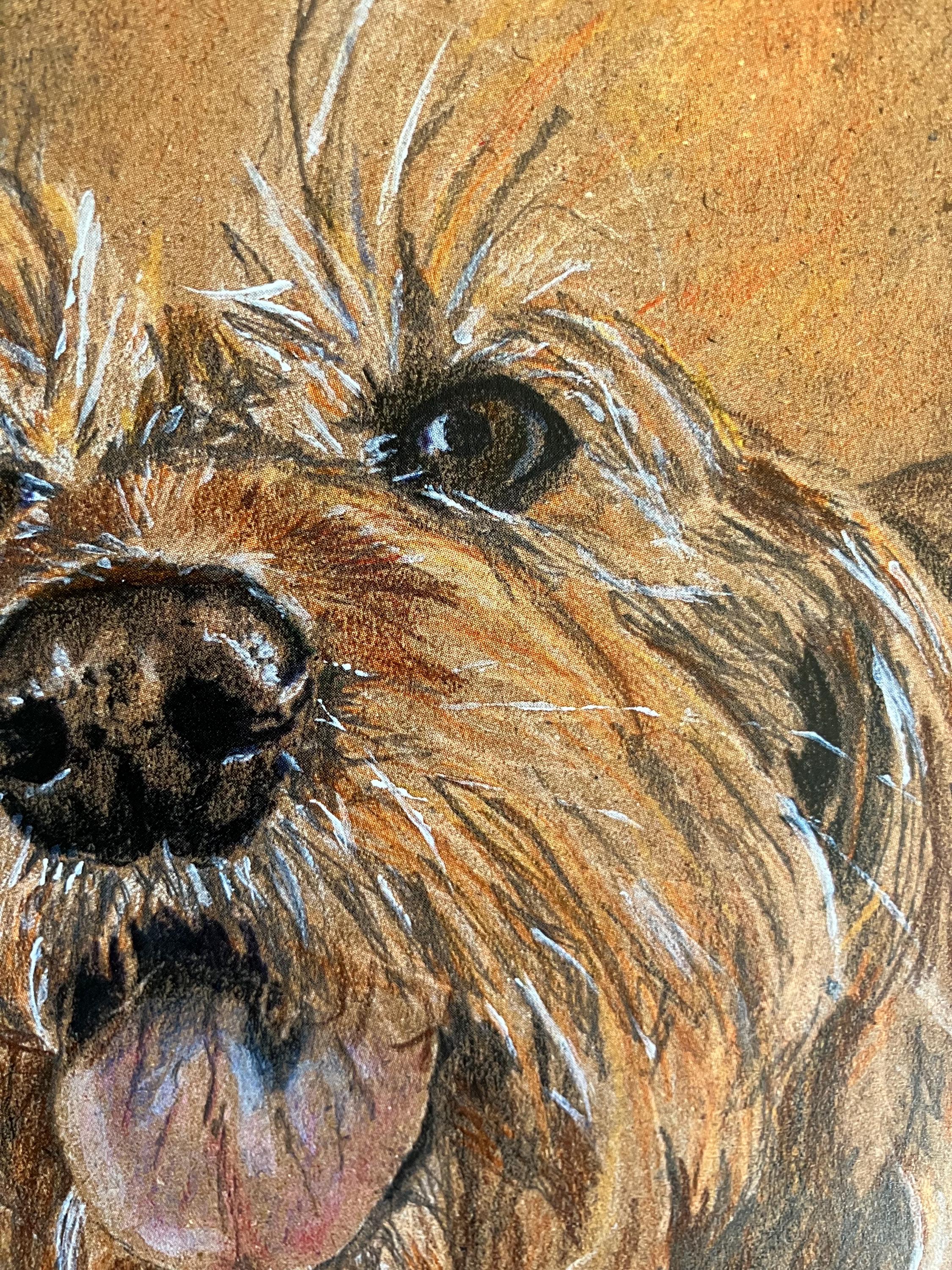 Hand Drawn Dog Portrait- A4 Excellent Quality Print - Etsy