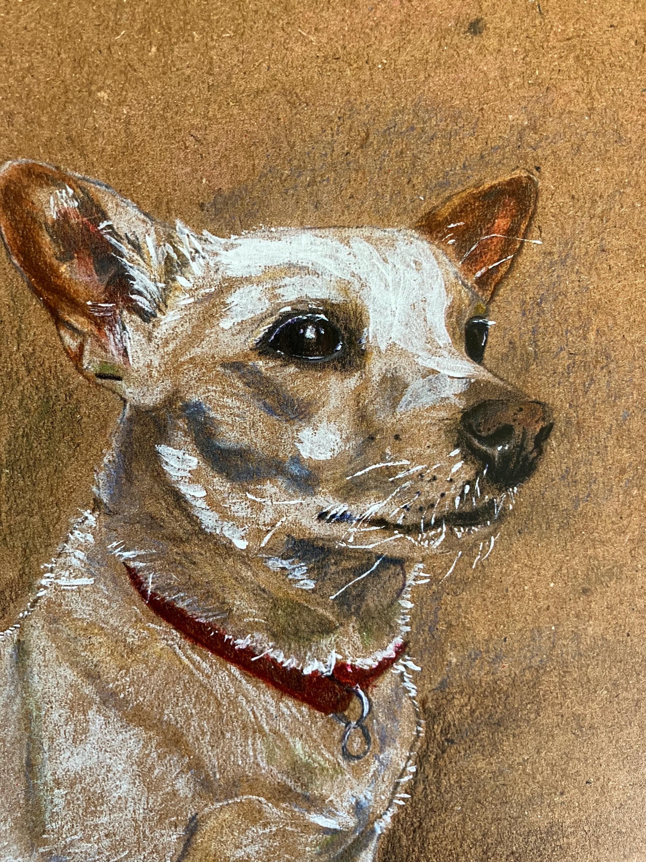 Hand Drawn Dog Portrait- A4 Excellent Quality Print - Etsy