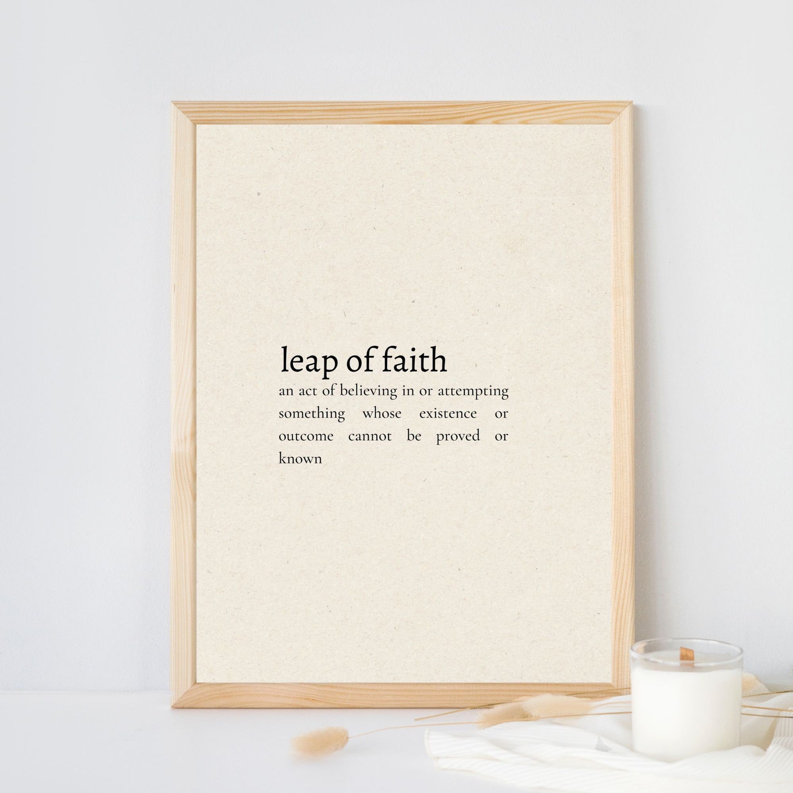 Leap of Faith Definition | Faith Quotes | Printable Definitions | Leap ...