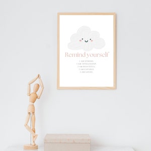 Affirmation Print: Therapy Office Decor, Counselor Wall Art (digital ...