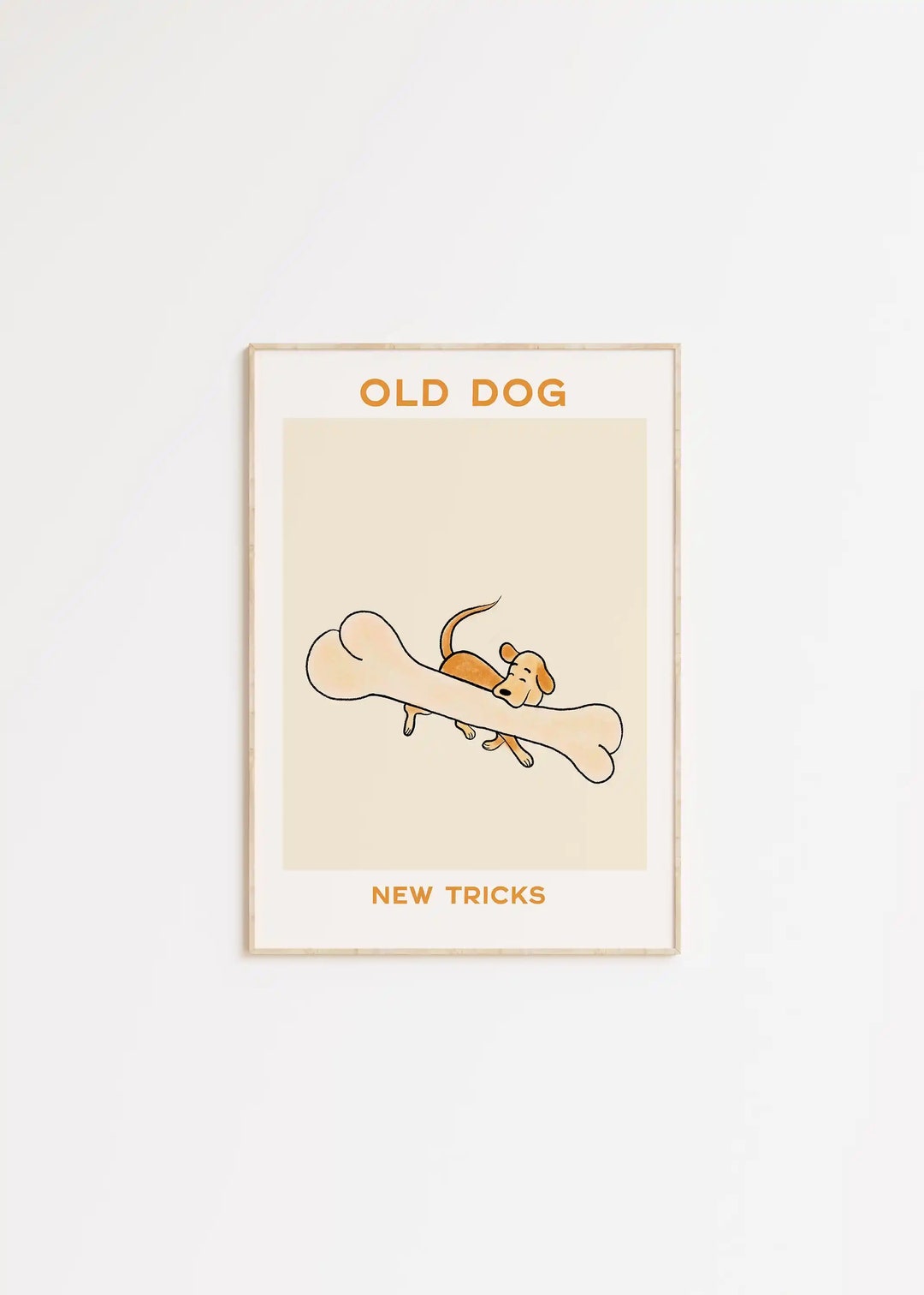 Dog Poster, Dog Wall Art, Fun Dog Print, Dog Art, Fun Dog Poster ...