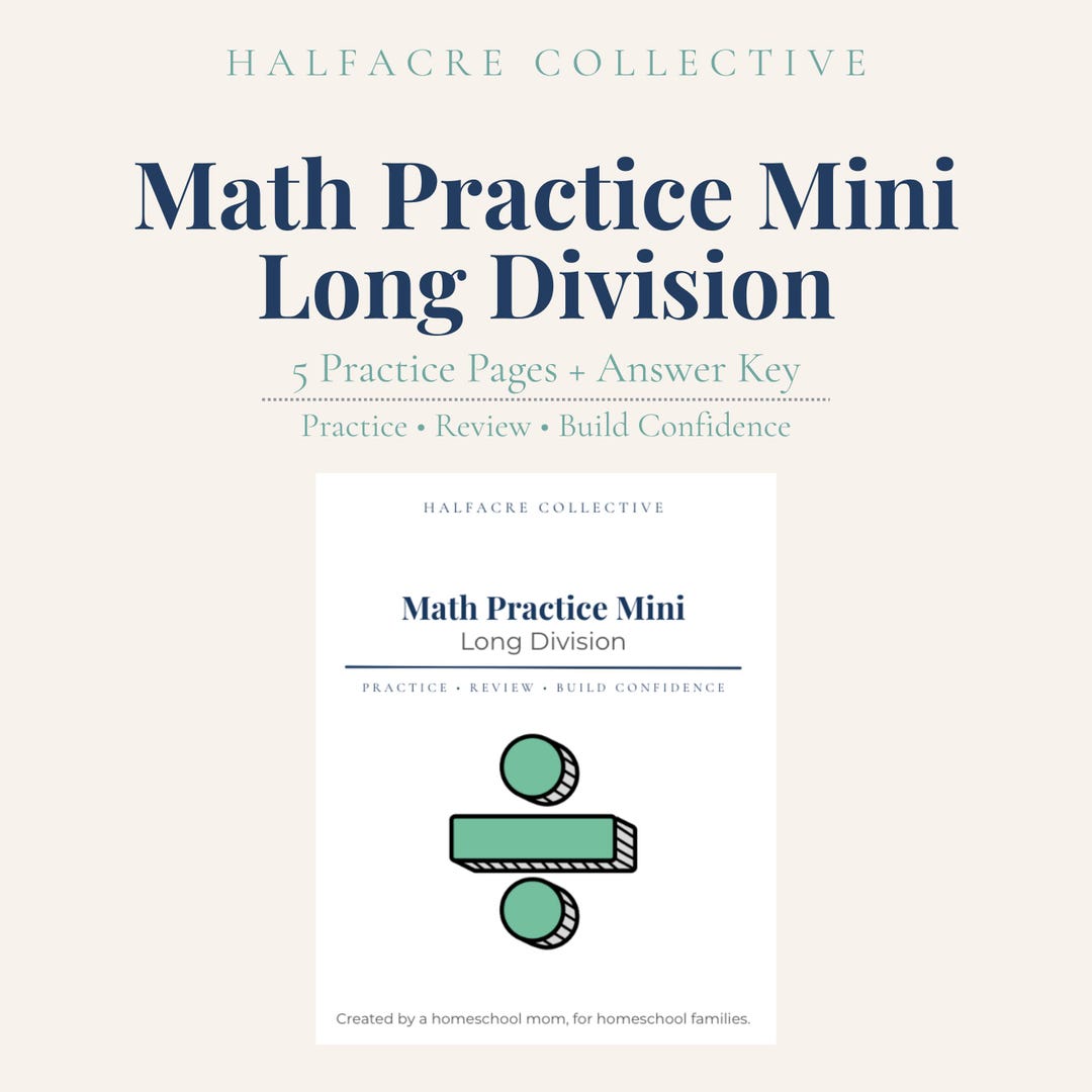 Long Division Practice Worksheets | 1 & 2 Digit Divisors | Remainders ...