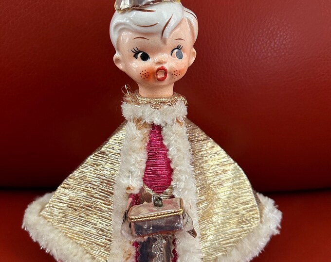 Rare Vintage Holt Howard Tree Topper. One of the Three Wisemen Figurine ...