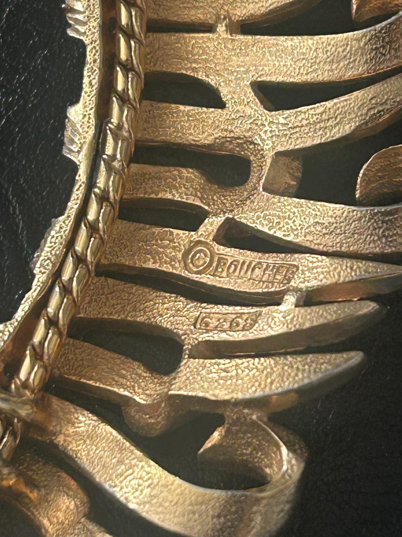 Rare Marcel Boucher 1956 La Scala Collection Curly Link Brushed and ...