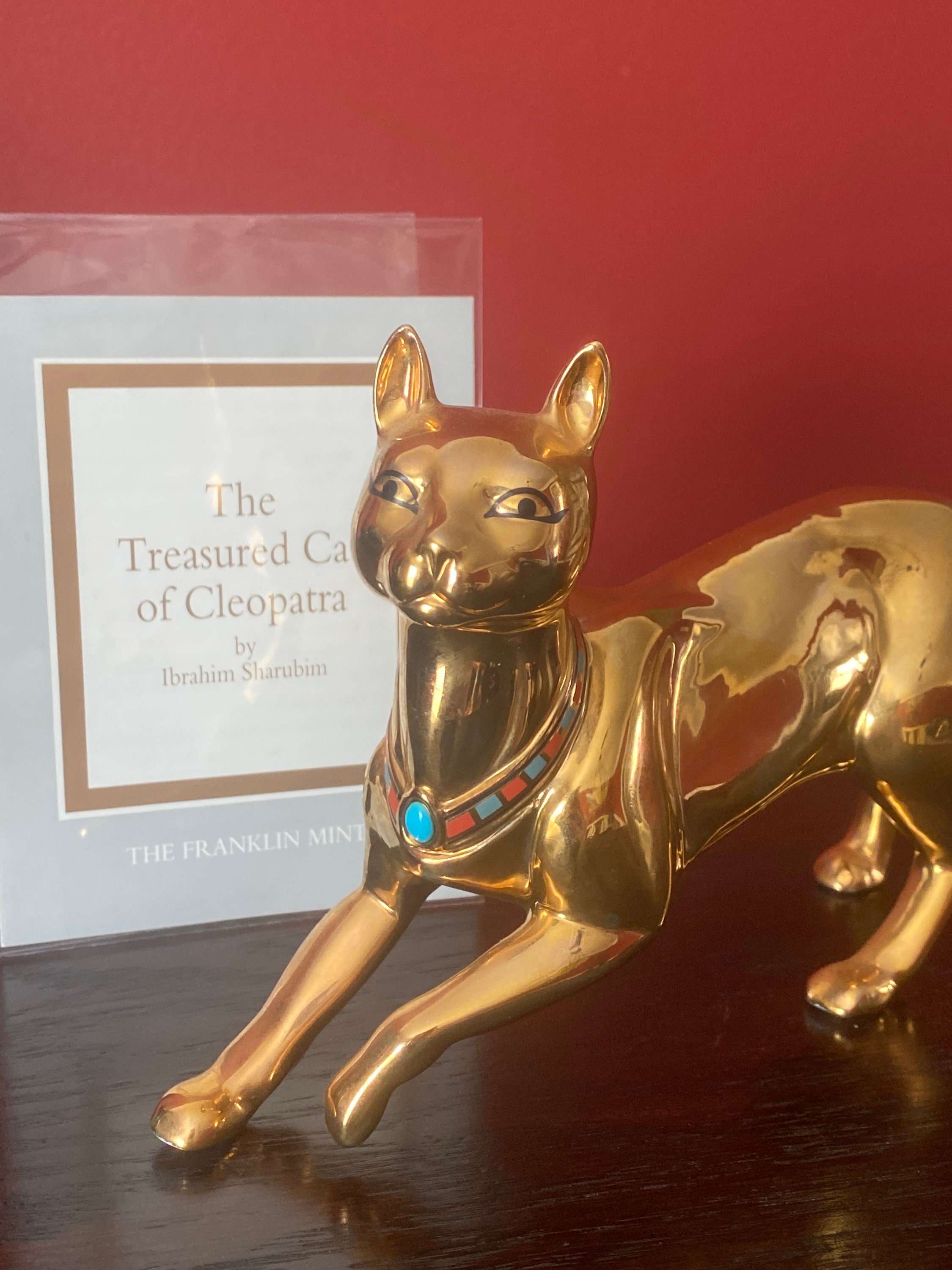 1991 the Treasured Cat of Cleopatra by Ibrahim Sharubim. - Etsy