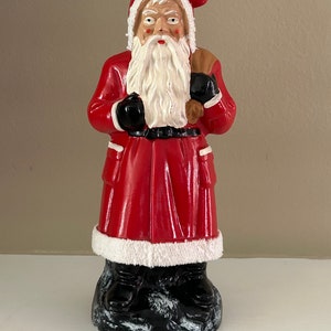 Vintage German Santa Candy Container. Hard Plastic, Hand Painted From ...