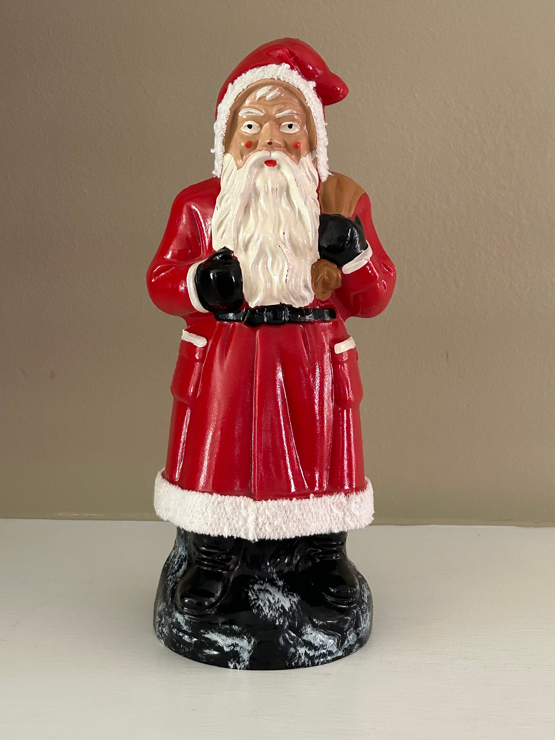Vintage German Santa Candy Container. Hard Plastic, Hand Painted From ...