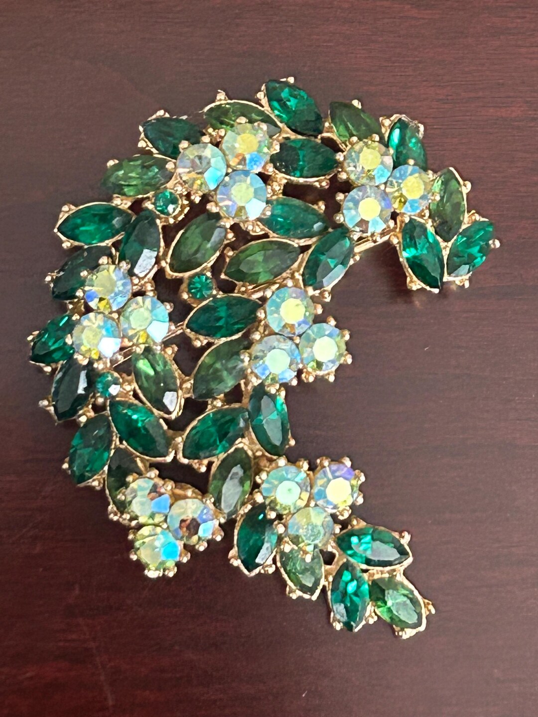 Rare Alfred Philippe Contessa Brooch by Crown Trifari. Prong Set ...