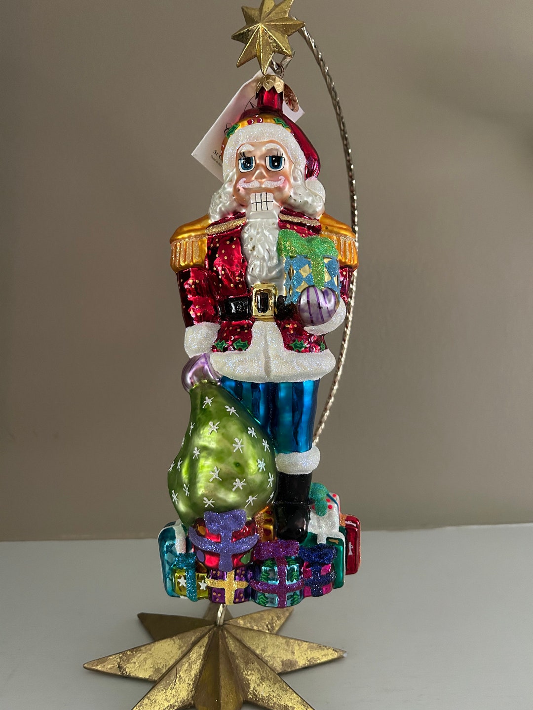 Rare Christopher Radko St. Cracker Claus. New With Tag. Number 2155 of ...