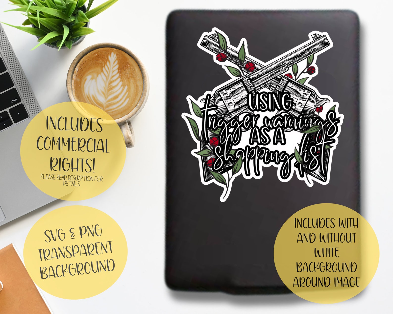 Trigger Warnings. PNG/SVG. Spicy Romance. Dark Romance. Smut Stickers ...