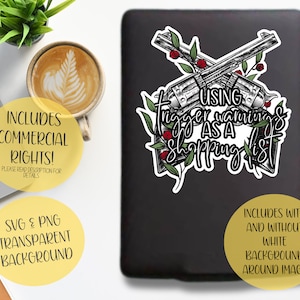 Trigger Warnings. PNG/SVG. Spicy Romance. Dark Romance. Smut Stickers ...