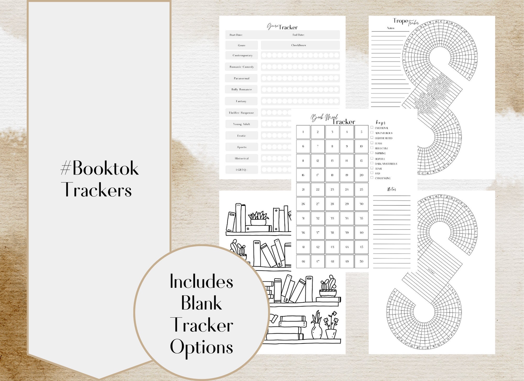 Printable Booktok Journal | Digital Download | Book Reading Journal ...