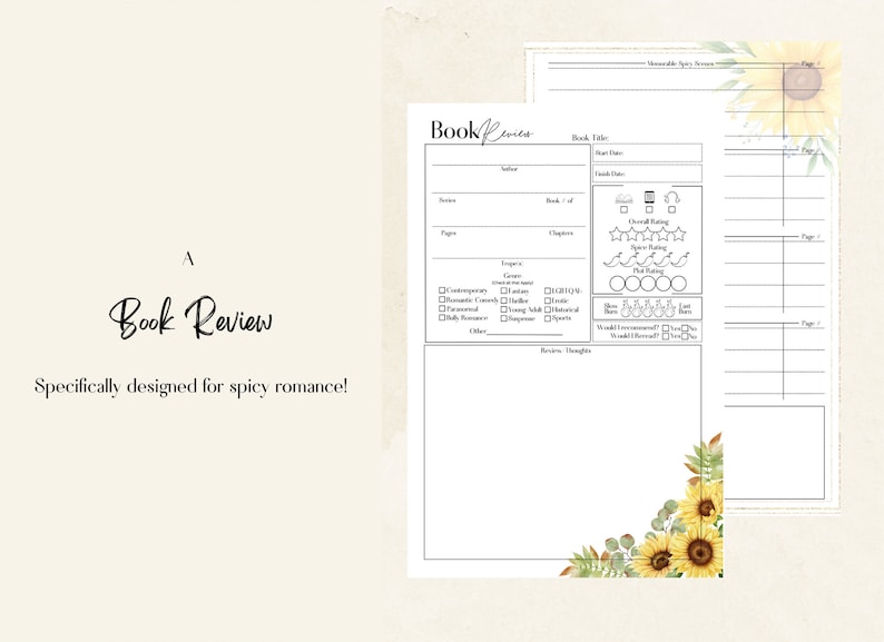 PDF Digital Download Spicy Romance Reading. Digital Journal. Digital ...