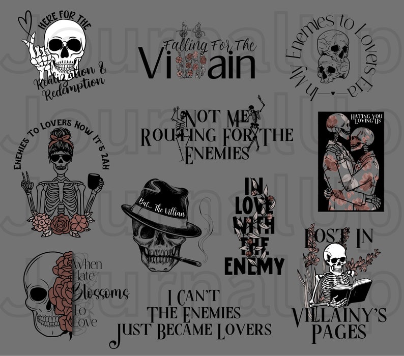 Booktok PNG. 20oz Tumbler. Booktok Enemies to Lovers. Booktok Stickers ...