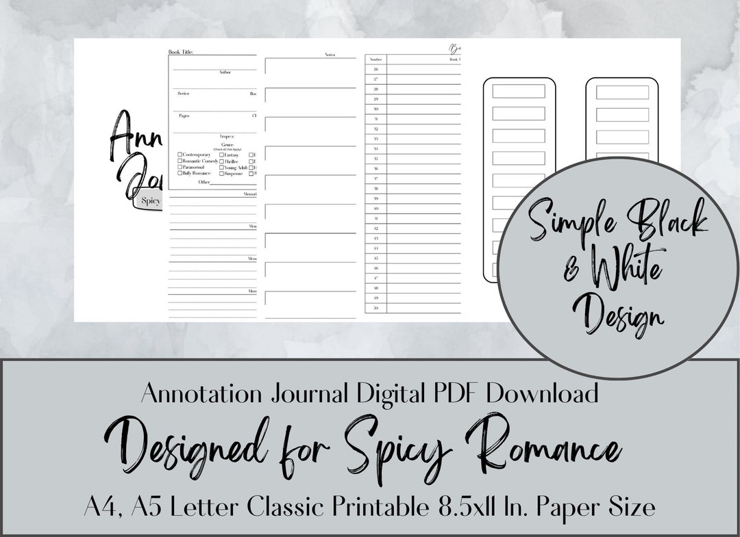Annotation Kit | Annotation Journal | #booktok | Spicy Romance ...