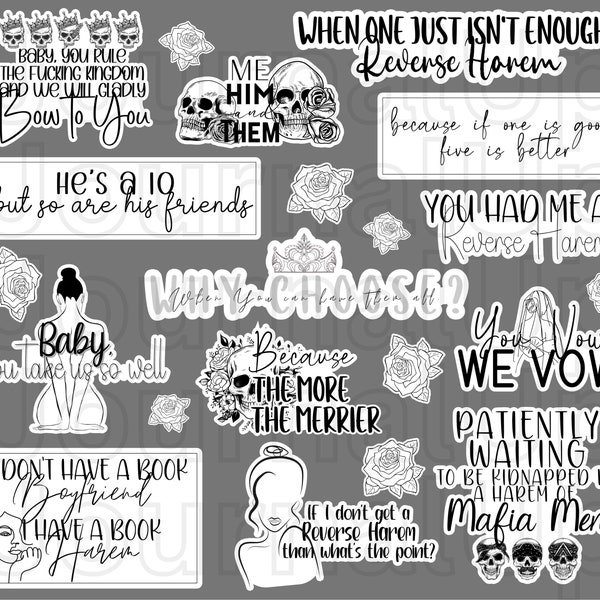 Kindle Sticker Collage - Etsy