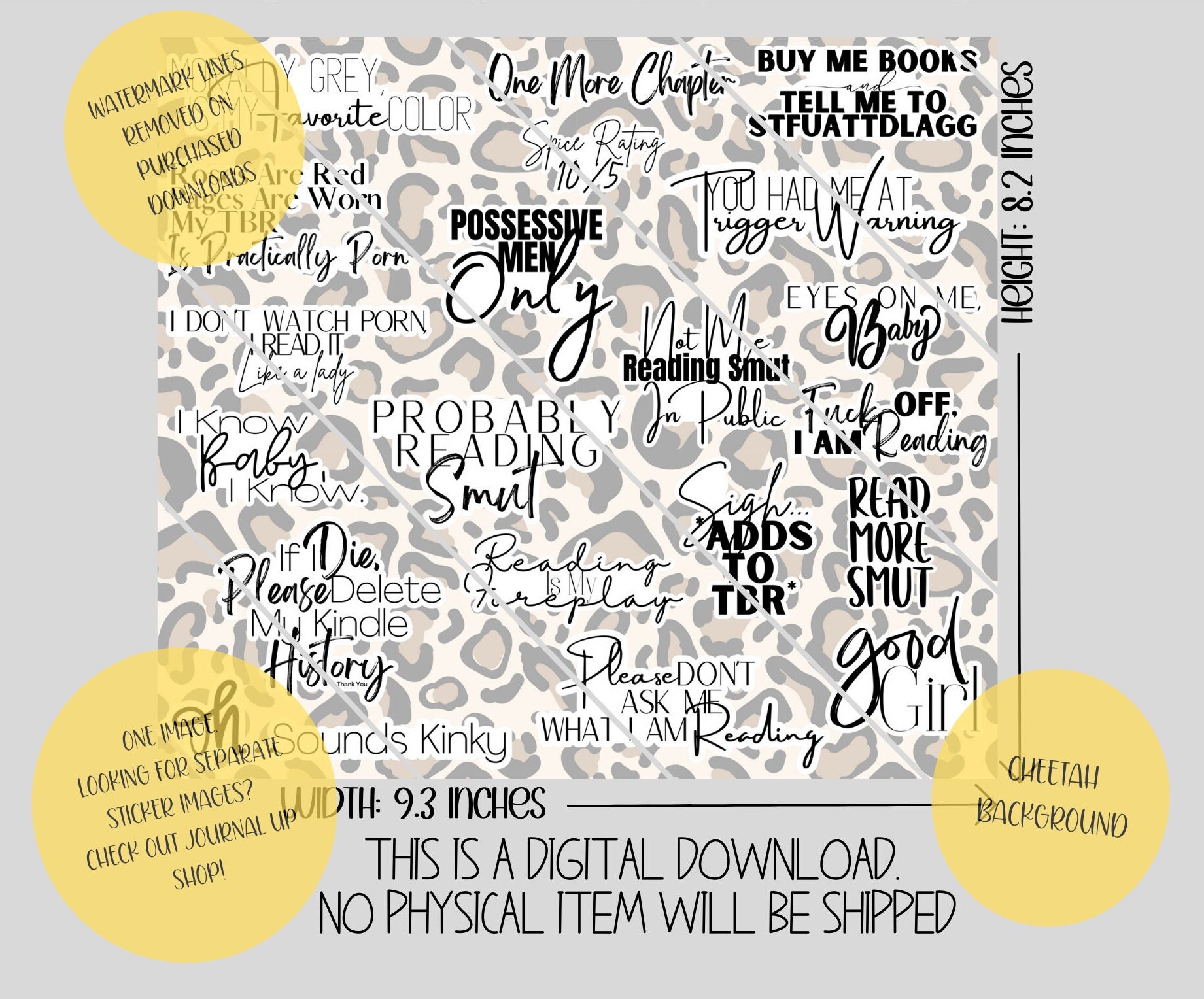 Booktok PNG. 20oz Tumbler PNG. Booktok Quotes PDF. Booktok Stickers ...