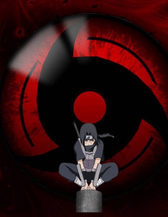 Itachi Uchiha Sharingan Moon - Etsy
