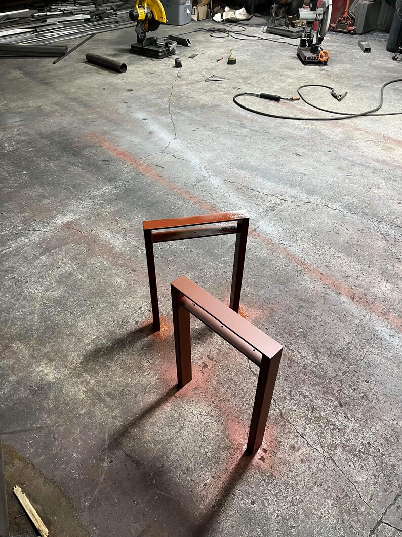 Steel Bench Leg Brackets - Etsy