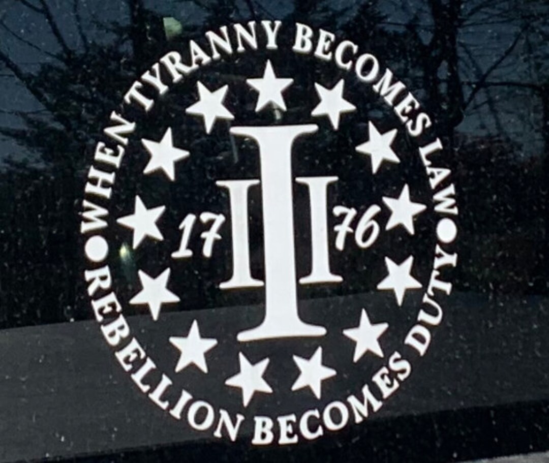 When Tyranny Becomes Law, Rebellion Becomes Duty Decal - Etsy