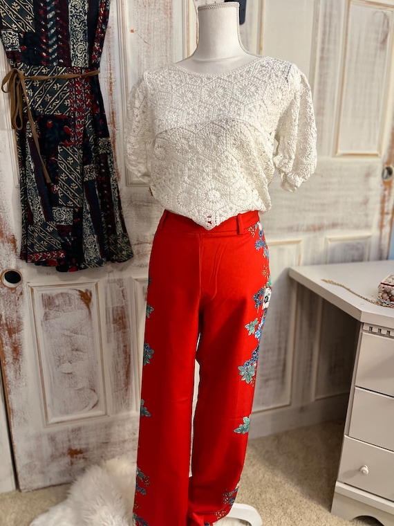 00s satin floral - Gem