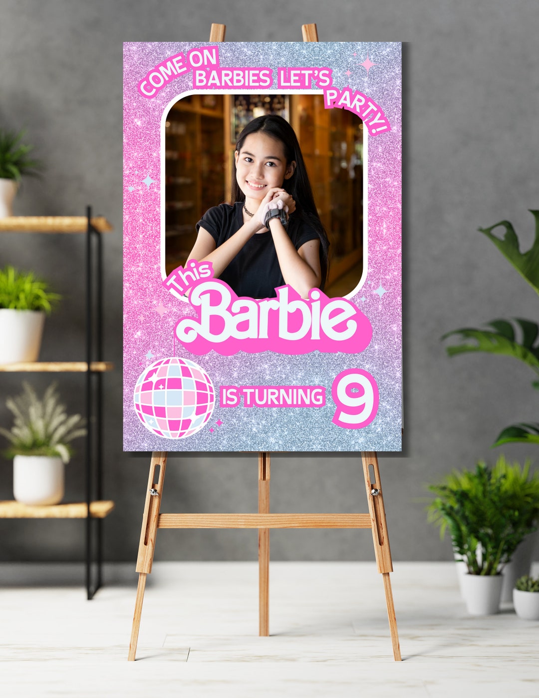 Editable Welcome Barbie Party Sign Welcome Barbies Yard Sign - Etsy Canada