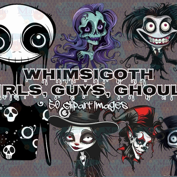 Whimsigoth Digital Stickers - Etsy