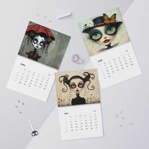 2025 Wall Calendar Whimsigoth Ladies Whimsical Abstract Gothic Inspired ...