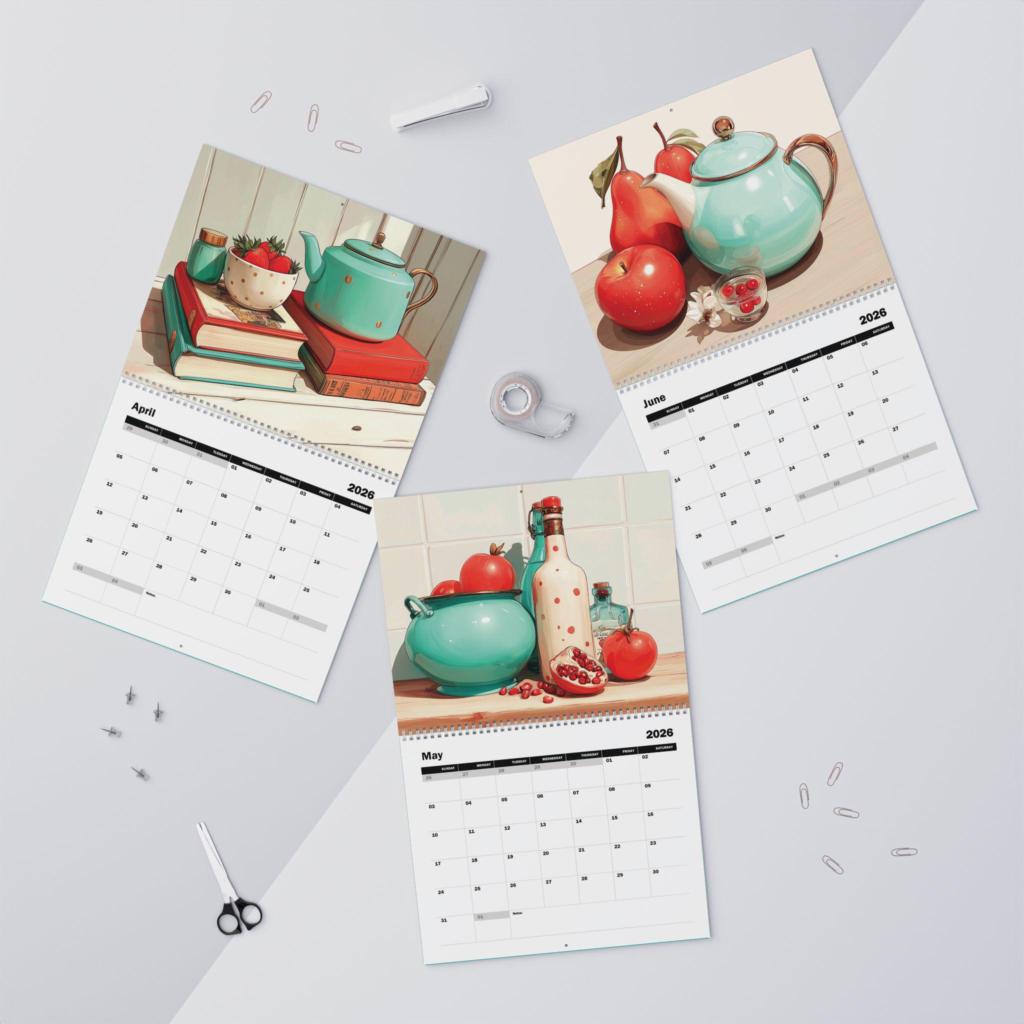 Mid-century Modern Still Life 2026 Wall or Desk Calendar - Etsy