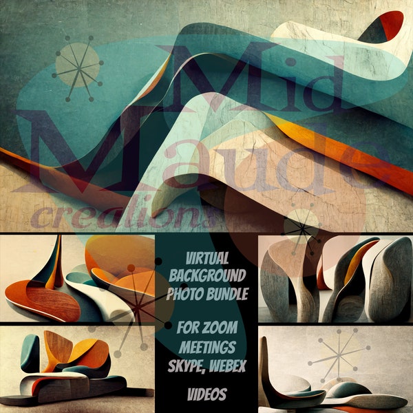 Mid Century Modern Photo Backdrop - Etsy