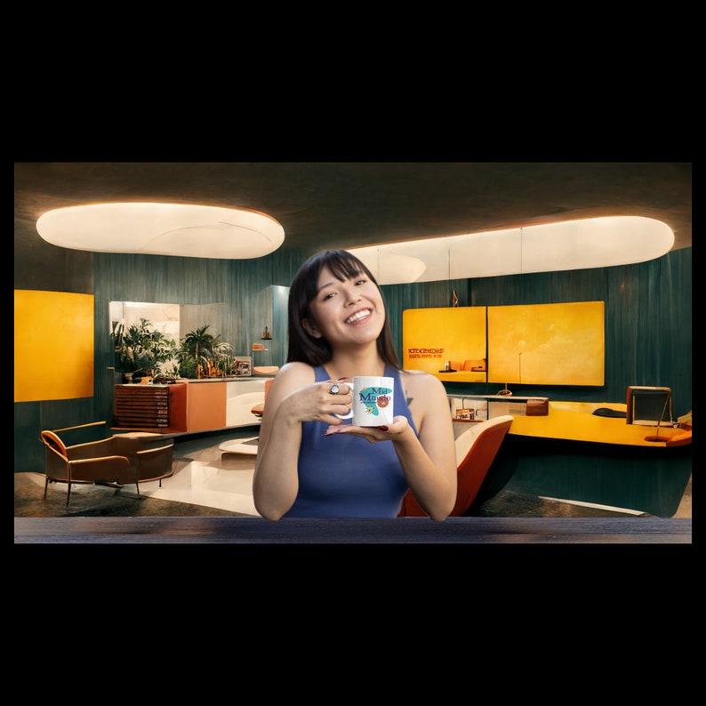 Mid-century Modern Office Interior Photo Bundle A Downloadable Virtual ...