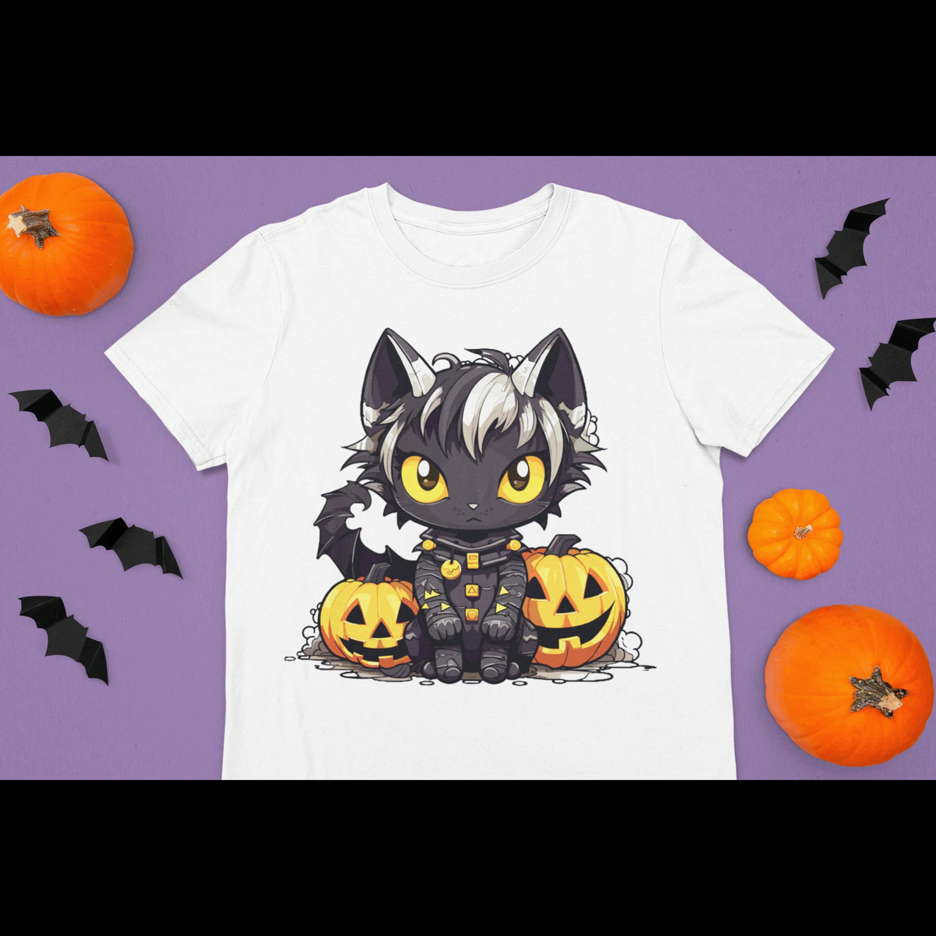 Teeny Tiny Black Cats Clipart Bundle, Downloadable Digital Png Svg ...