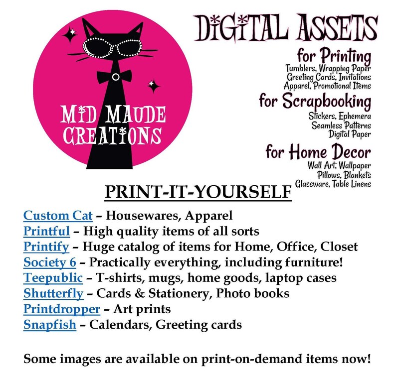 Atomic Stars Mid-century Modern Clipart Images, Set of 25 Png Space Age ...
